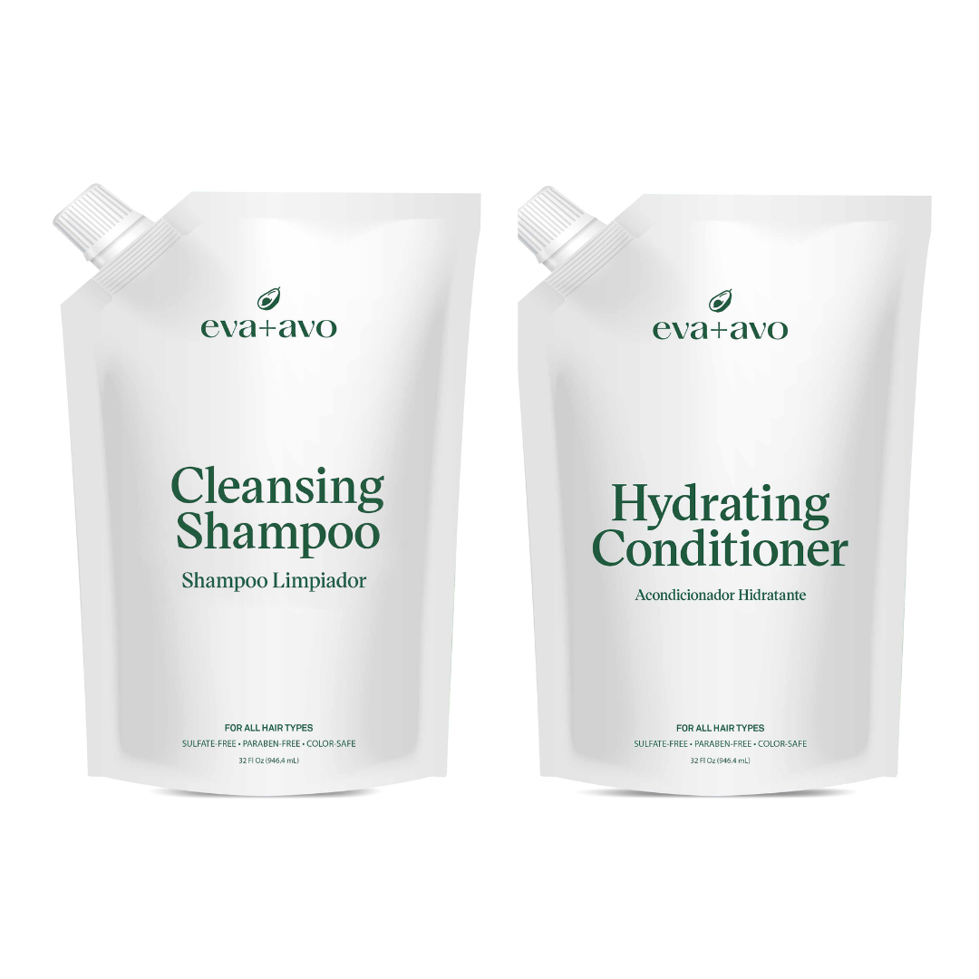 Shampoo + Conditioner 32 oz. Duo – eva+avo