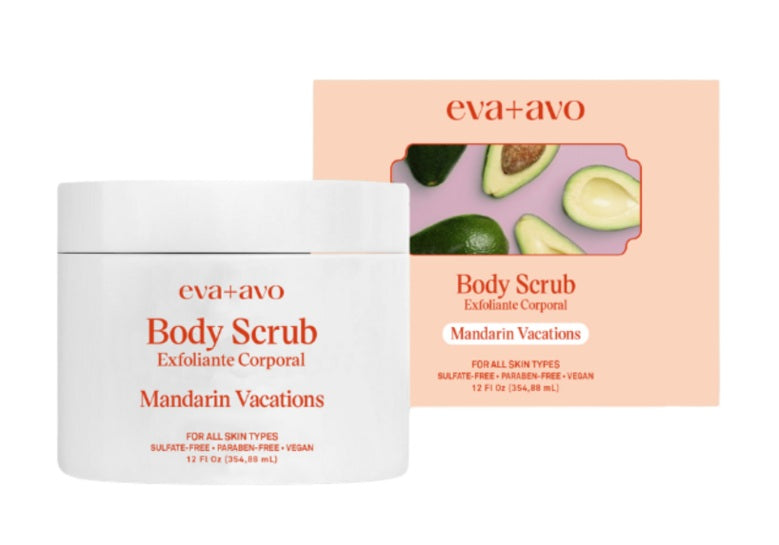 Body Scrub Mandarin Vacations – eva+avo
